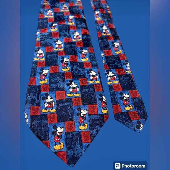 Disney | Accessories | Disney Mickey Mouse Silk Made In Italy Tie Like ...